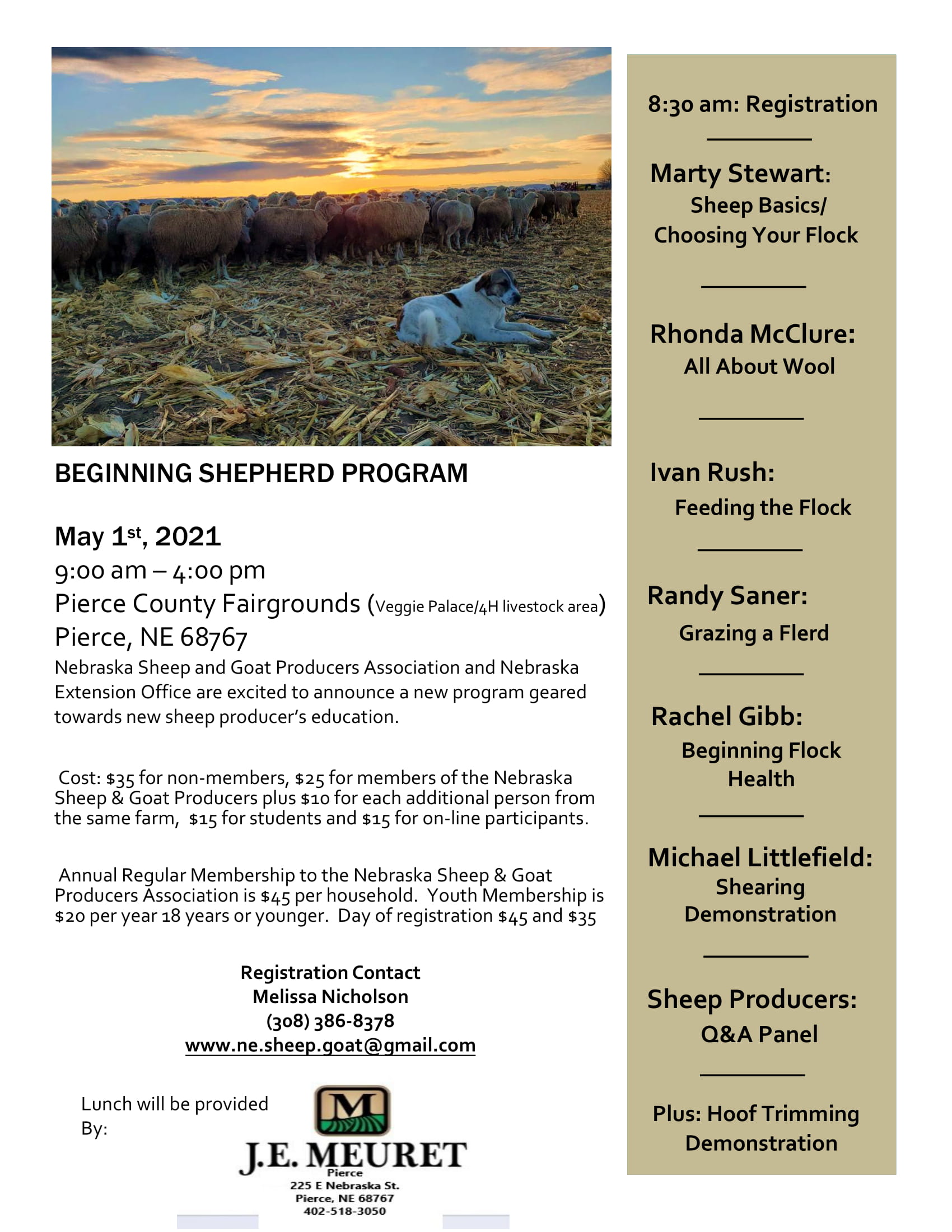 Beginning Shepherd Program – Nebraska Sheep & Goat Producer Association